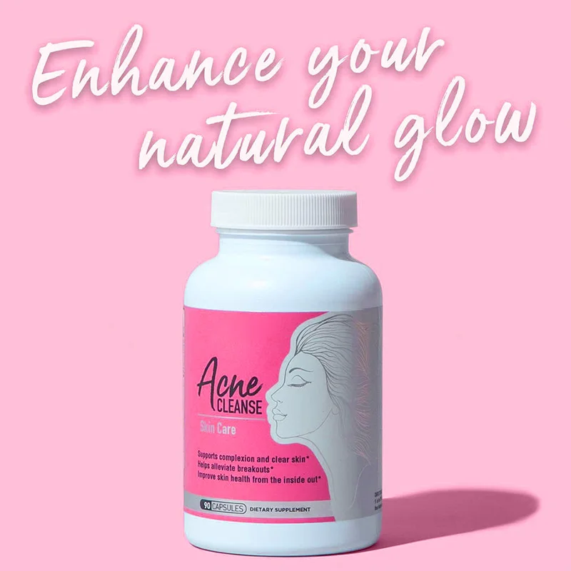 Acne Supplement Skin Care Anti Acne Cleanse Capsule Vegan Acne Capsule ...