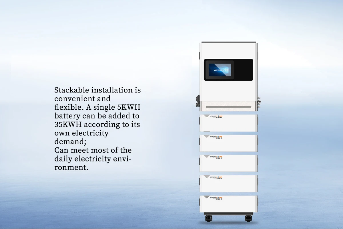 50kw Stacked Energy Storage Battery for Residential & Small Commercial