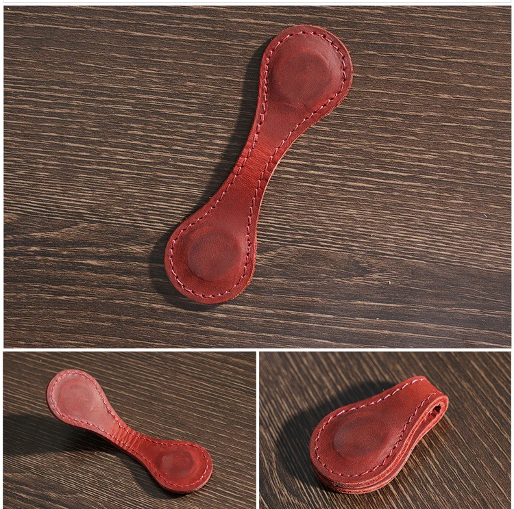 Wholesale Double Sided Bookmark - Classic Top-Layer Leather
