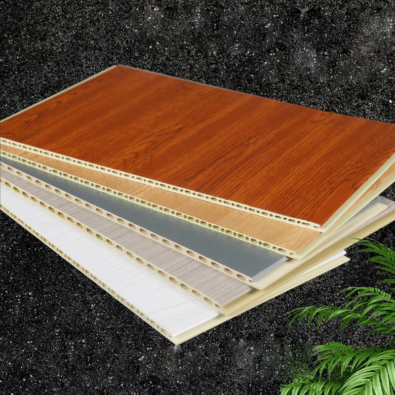 Bamboo Wood Fiber Board Metal Texture Pvc Cladding Lambris Coating Wall ...