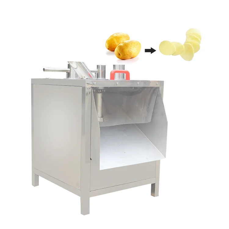 Fresh potato peeling slicing machine/potato chip cutter chipper peeler ...