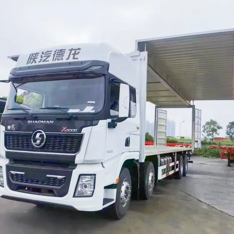 New 8*4 Fly Wing Cargo Truck 8X4 Wings Opening Van Box shacman ...