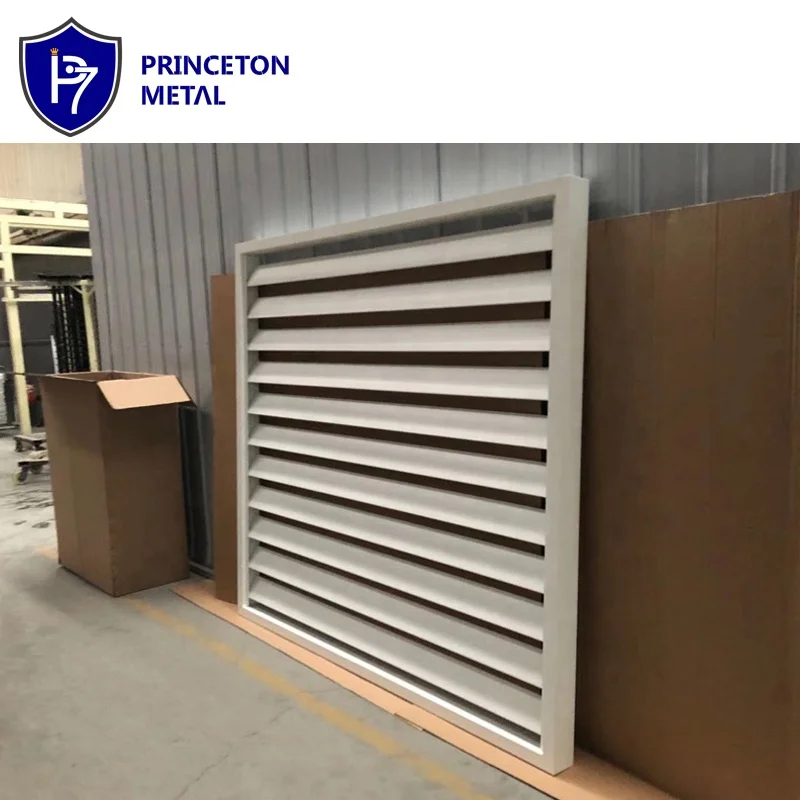 Diy Garden Aluminum Louver Slat Fencing Fixed Louver Blade Screens ...