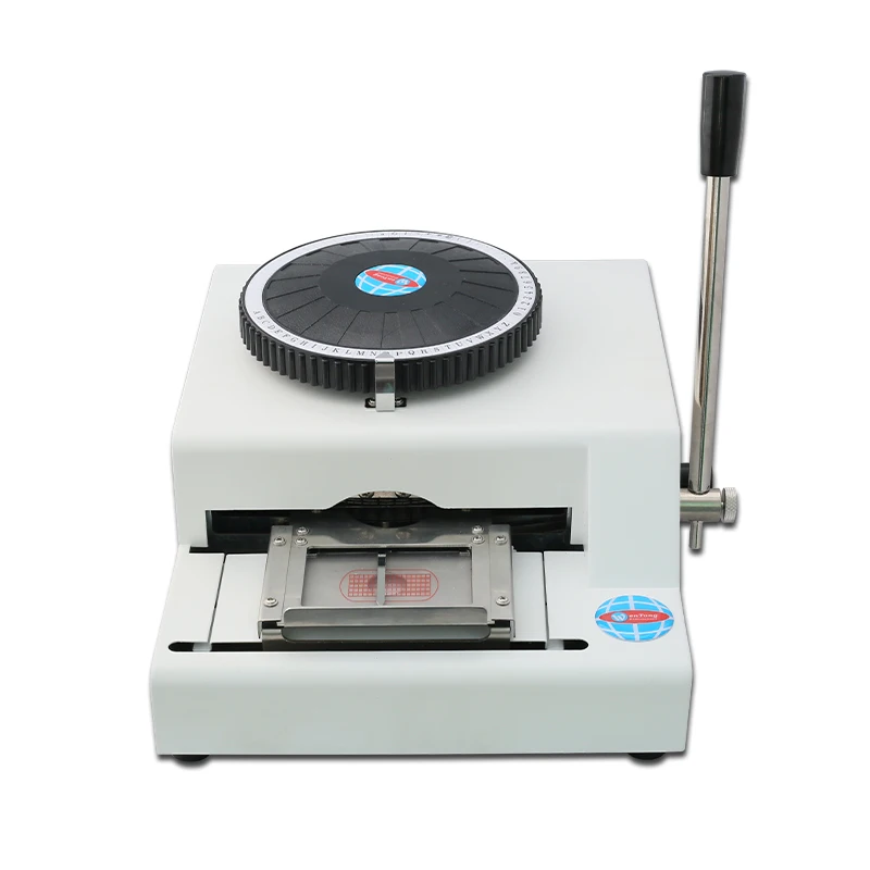 72 Character Embossing Machine Embosser Stamping Printer ID PVC VIP ...