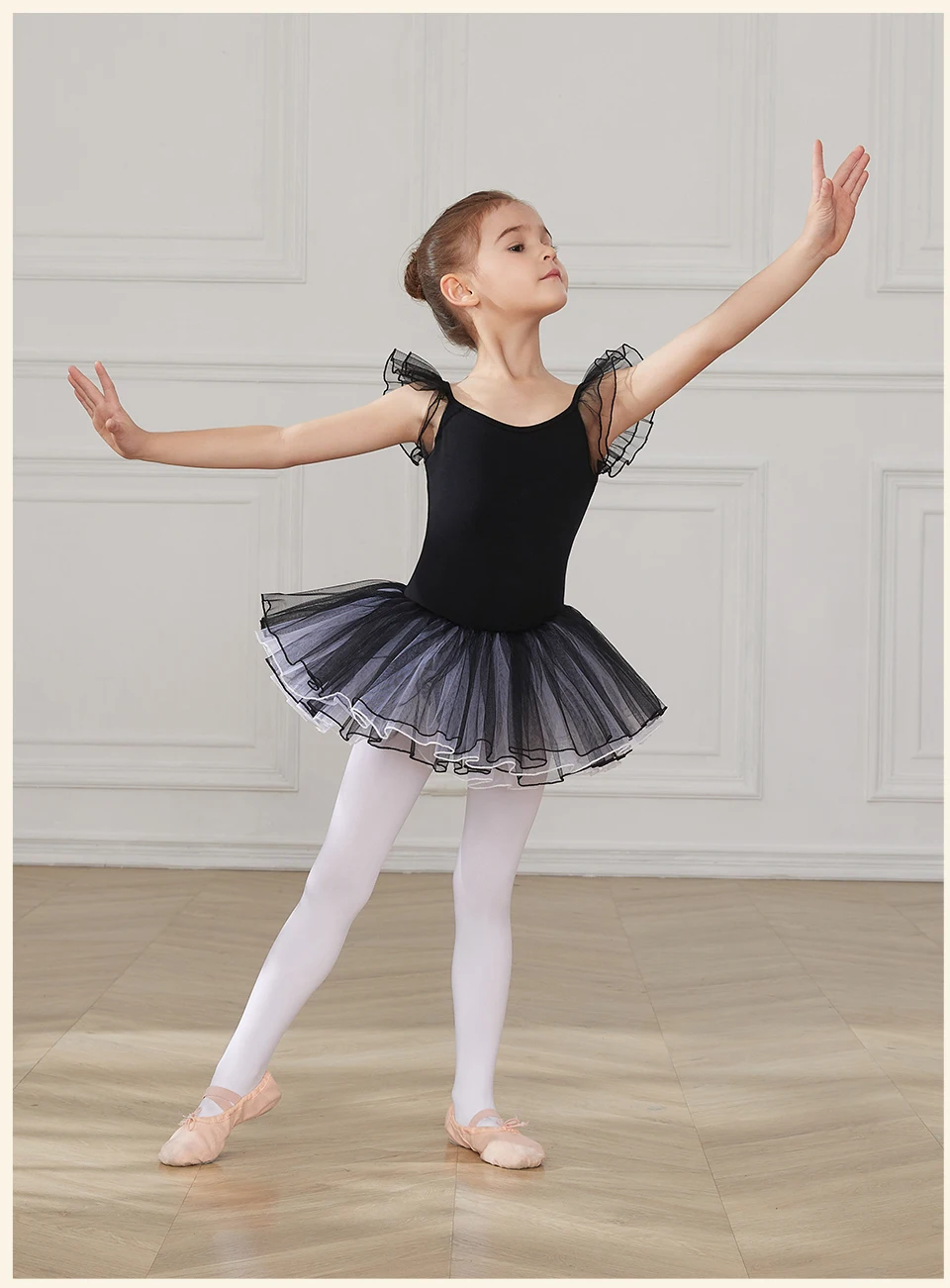 Girls Ballet Dress Dance Leotard Kids Tutu Skirts Gymnastics Ballet ...