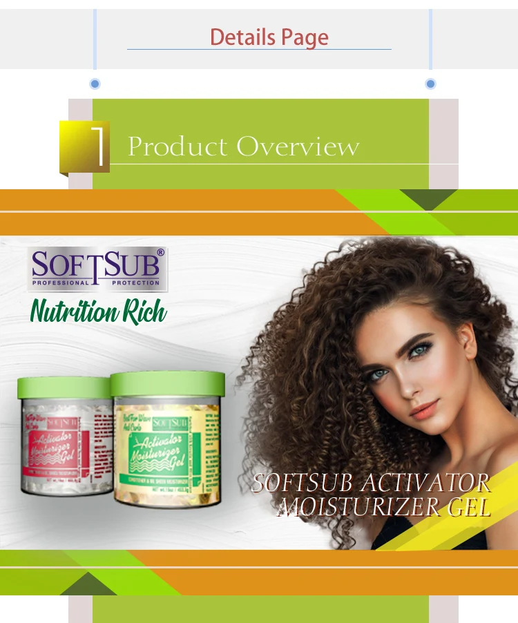 2023 Softsub Curly Hair Gel - Moisturizing & Hair Repairing