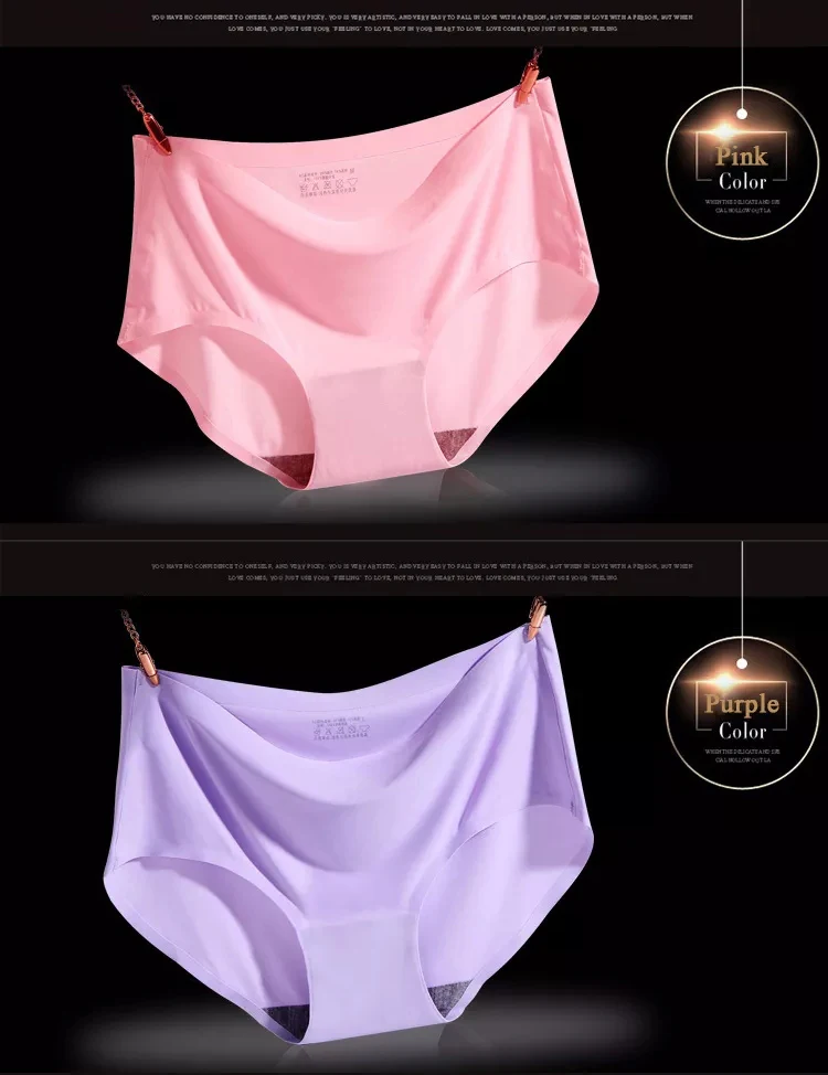 1810 Dropshipping Women Low Rise Briefs Ladies One Piece Traceless ...