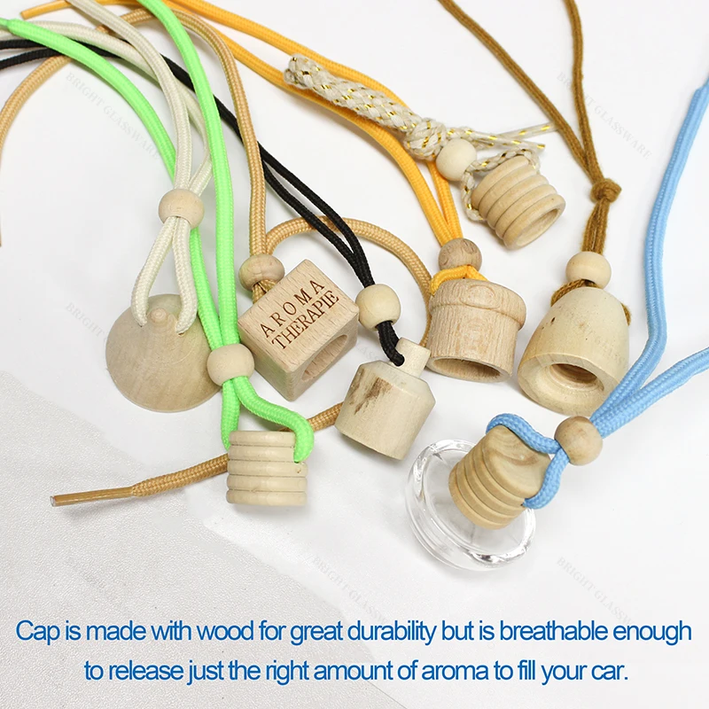 Luxury Glass Car Freshener Diffuser Bottle with Custom Scented Liquid