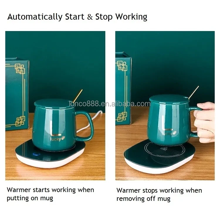 Hot Selling Ceramic Induction Electric Heater Mug 55 Degree Smart ...