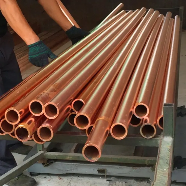 C12200 C1100 C1200 T2 Copper Clad Ground Rod 1mm Pure Copper Ion Ground ...
