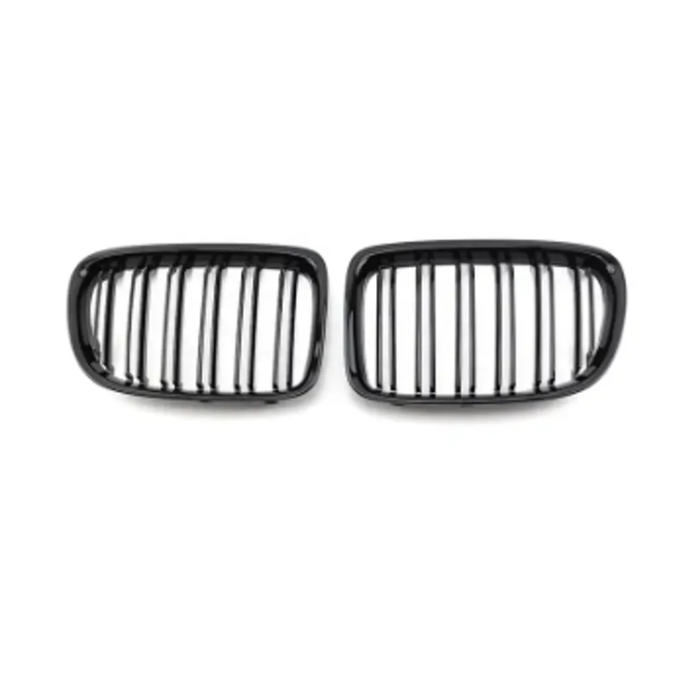 Factory Wholesale Double Line Carbon Look Car Styling Grills Middle ...