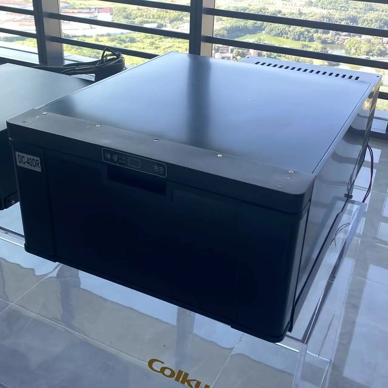 Led Display 40l Big Capacity Metal Material Modified Fridge Cabinet ...