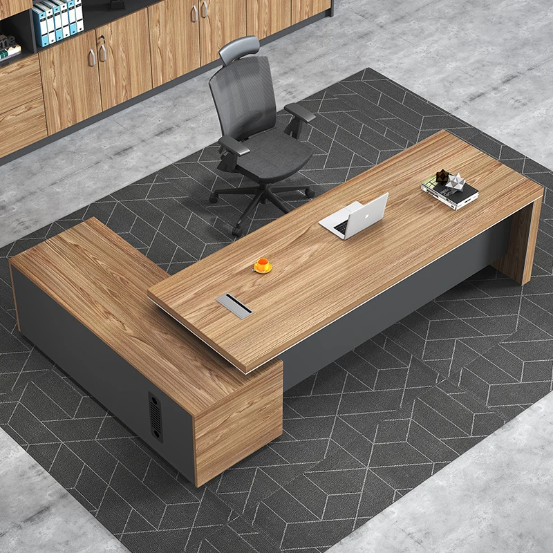 Customized Escritorio OEM Office Furniture Desk Set Workstation CEO ...