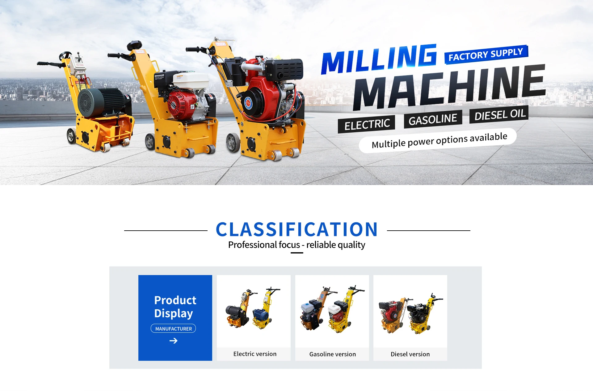 Small Road Milling Machine Internal Combustion Road Chiseling Machine ...