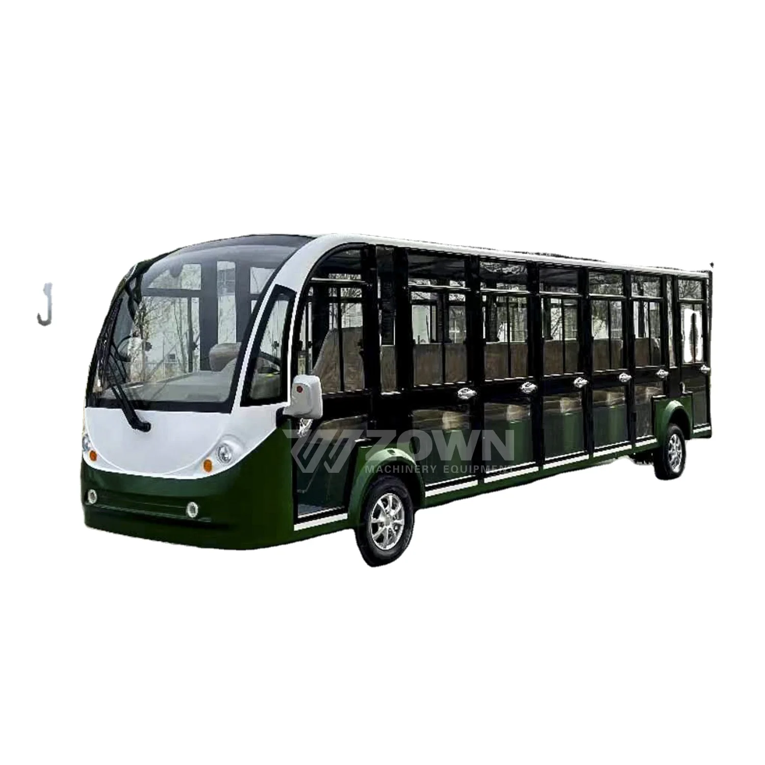 14 Passager Electric Resort Car Sightseeing Bus Tourist Electric Car ...