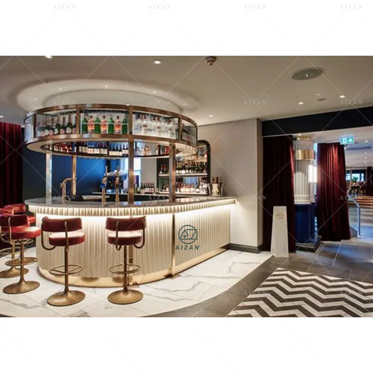 Stylish & Durable Modern Bar Counters for Home & Business