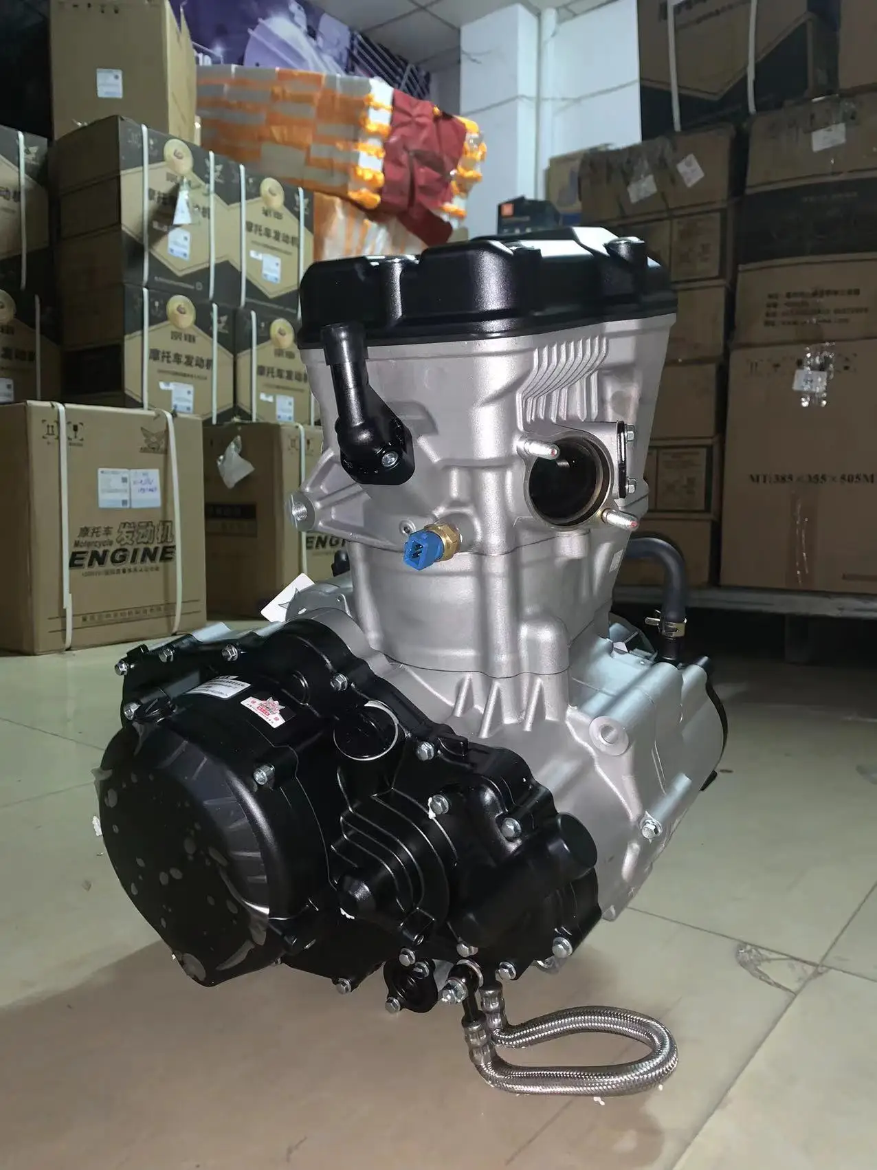 Zongshen NC450S 4-Stroke Water-Cooled Motorcycle Engine Assembly - OEM Available