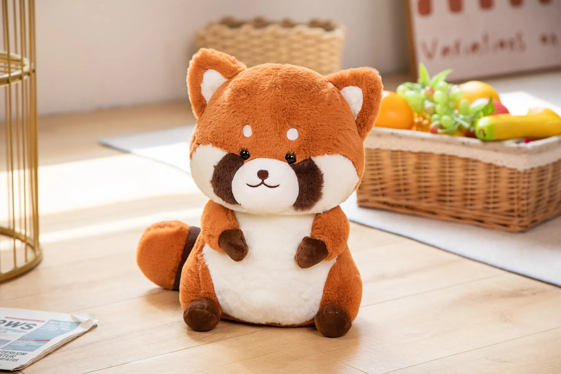 Kawaii Plush Toys Raccoon Red Panda Toy For Kids Gifts Cute Little ...