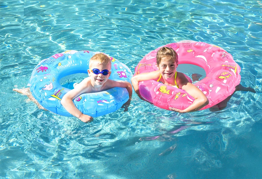 Hot Design Doughnut Shark Mermaid Inflatable Pool Circle Adults Kids ...