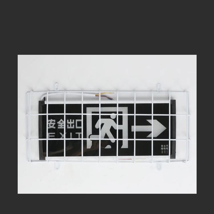 Protecting Exit Lighting Wire Guard Carbon Steel Welded Wire Cover ...