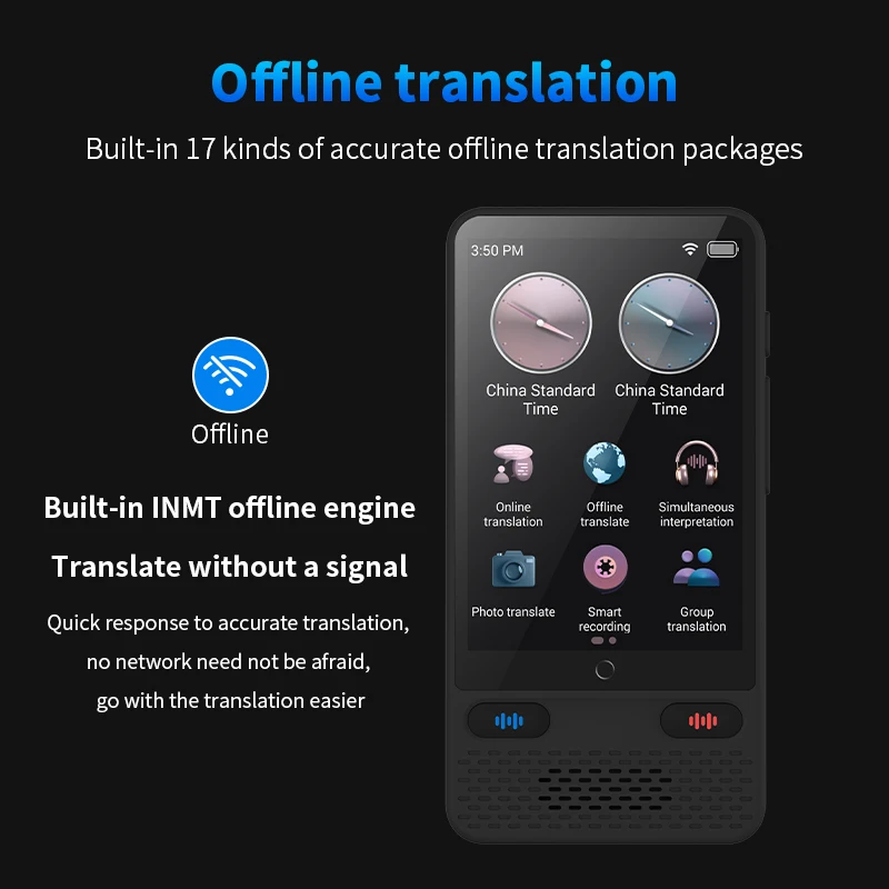 S85 Voice Translator Device - 138 Languages & 3.5inch Screen