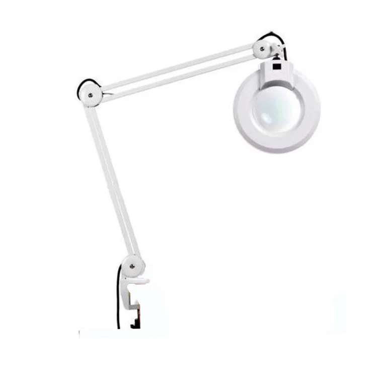 Beauty Light with Wheels LED Cold Light Magnifying Glass Pick Acne ...