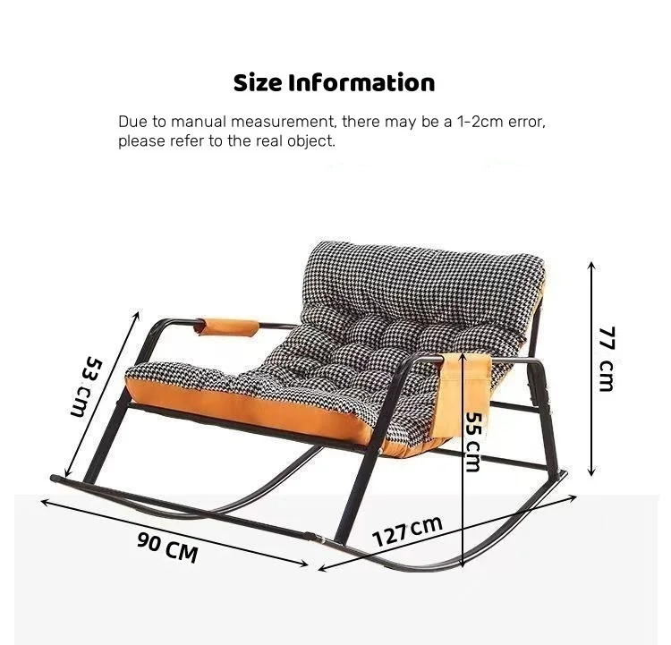 Leisure Rocking Chair Double Lazy Chair for Bedroom & Living Room ...