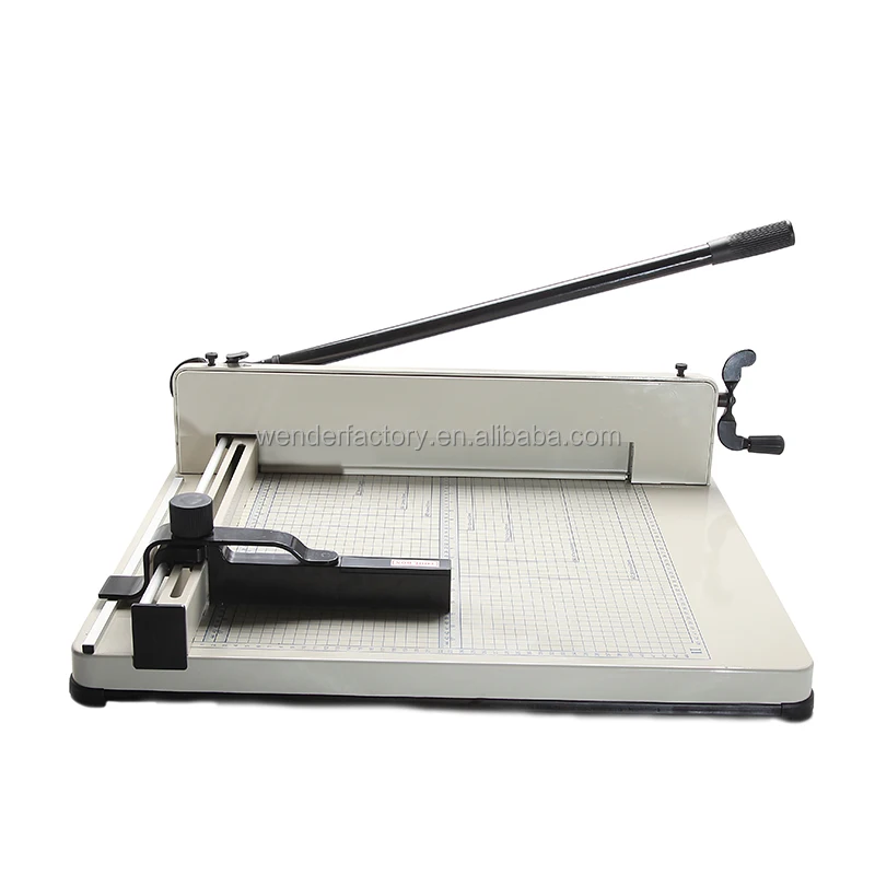 858A3 Office Desktop Guillotine Paper Trimmer - Manual A3 A4 Size Paper ...