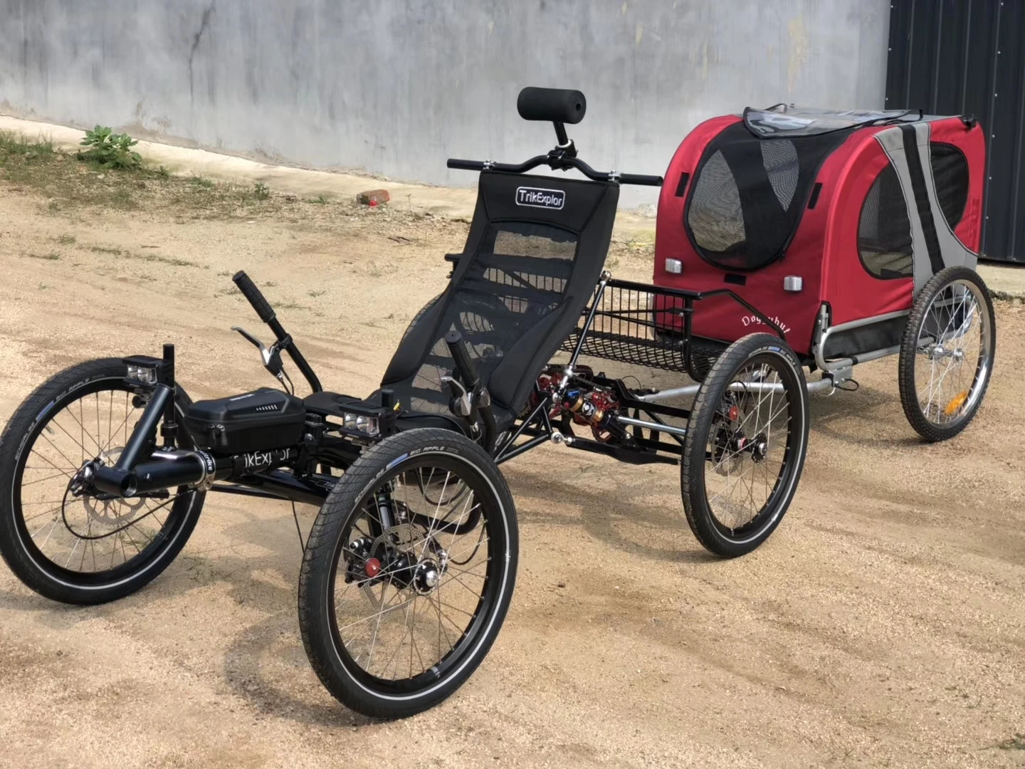 Trikexplor 420E Electric Bafang 500W Motor Touring Quad Bike