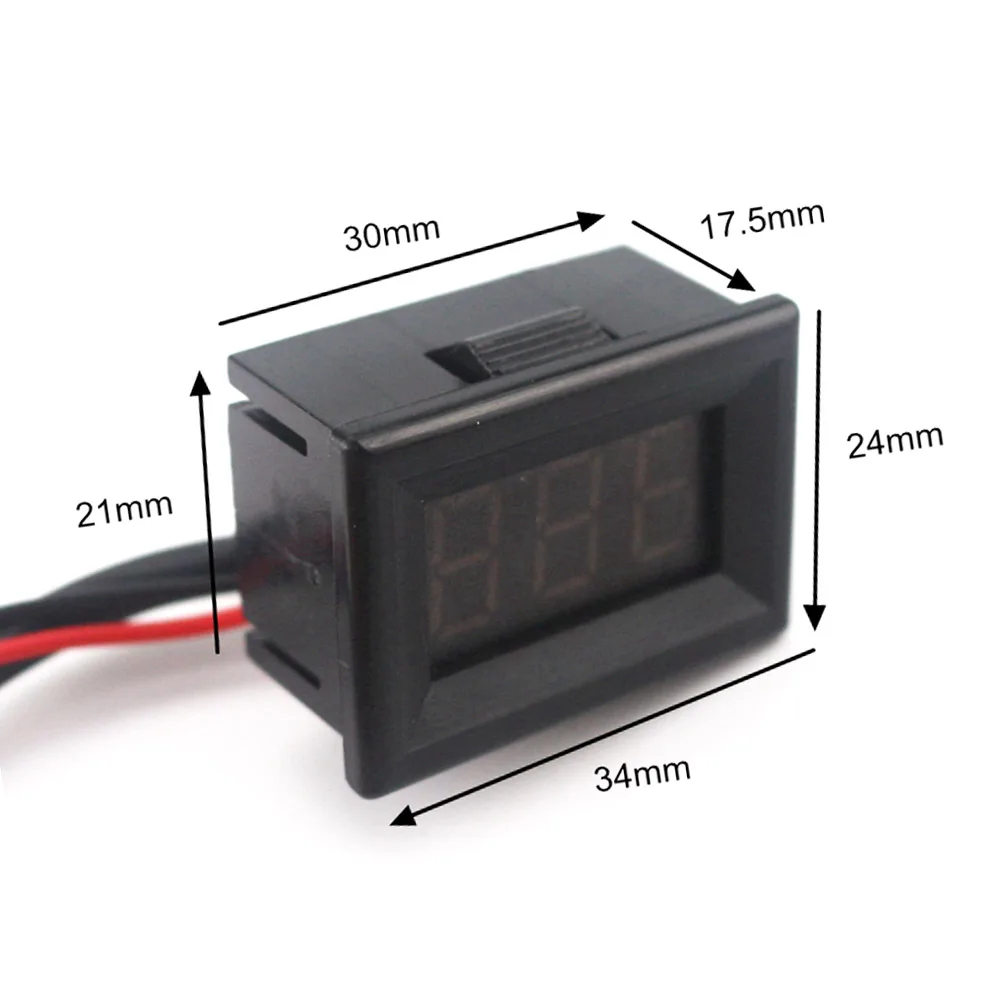 Digital Temperature Display Meter Thermometer Dc 4-28v 9v 12v 24v Pool ...