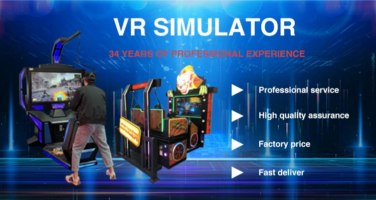 Single Player Shooting Gun Vr Simulator Theme Park Virtual Reality Game ...