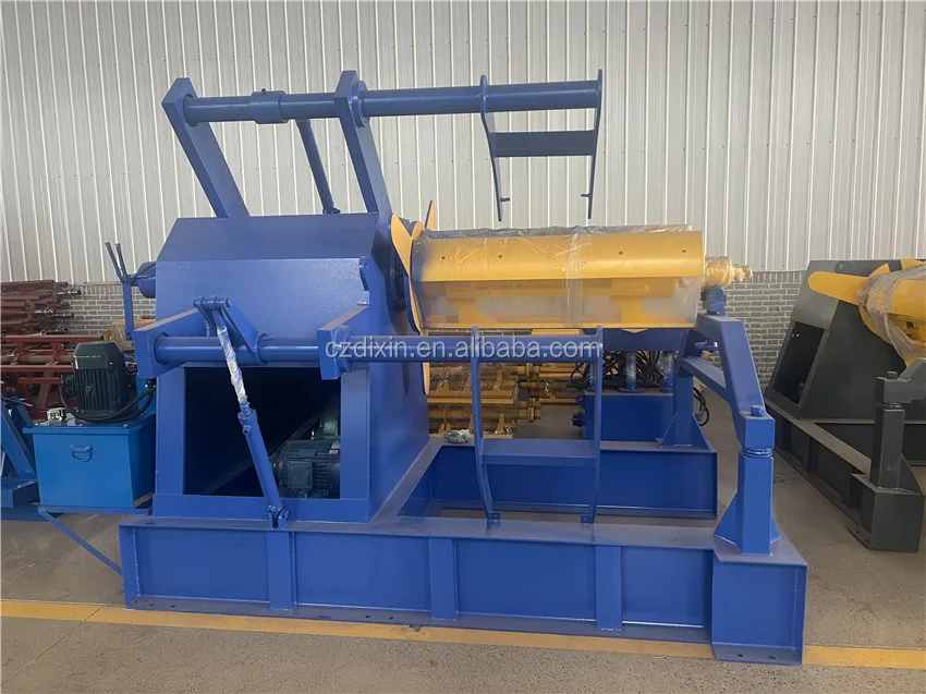 Coil Decoiler Automatic Steel With Expanding Mandrel Hydraulic Decoiler ...