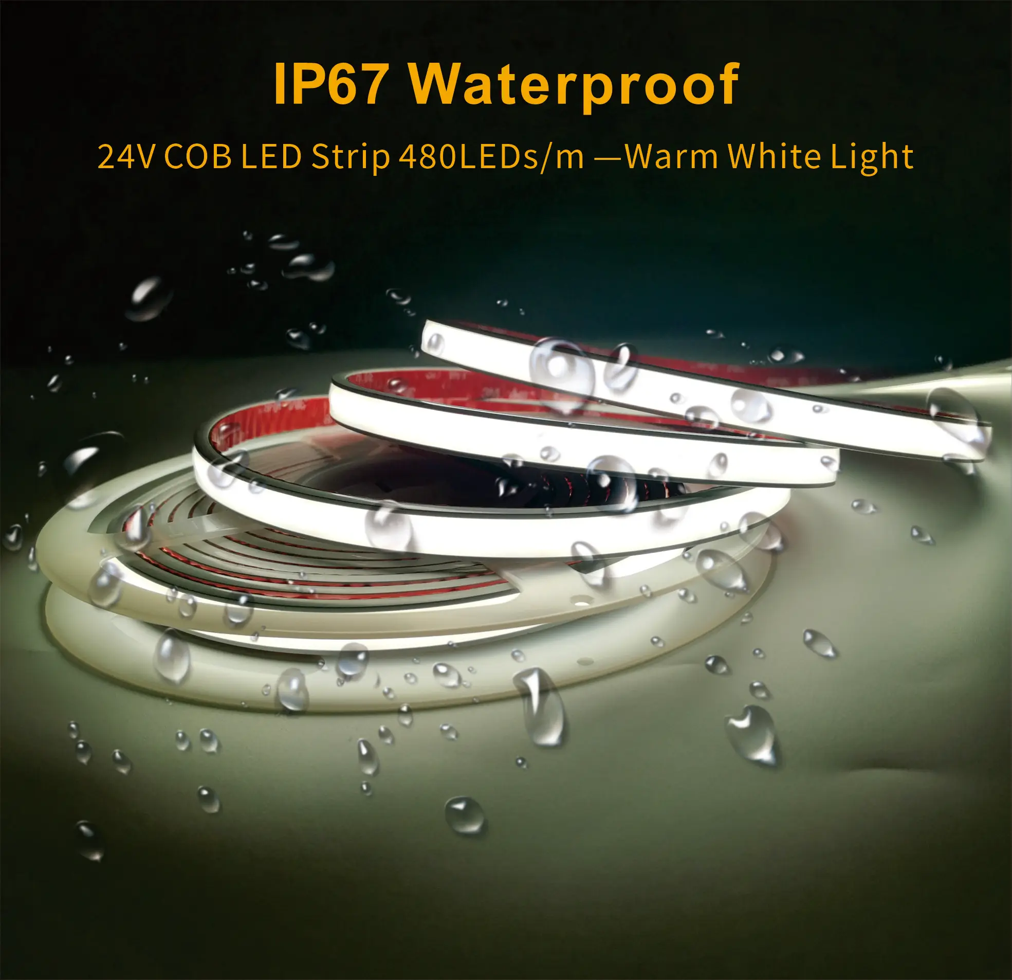 Aglare Cob Linear Light 5m Light Strip Rgb Cob 24v Led Strips Light ...