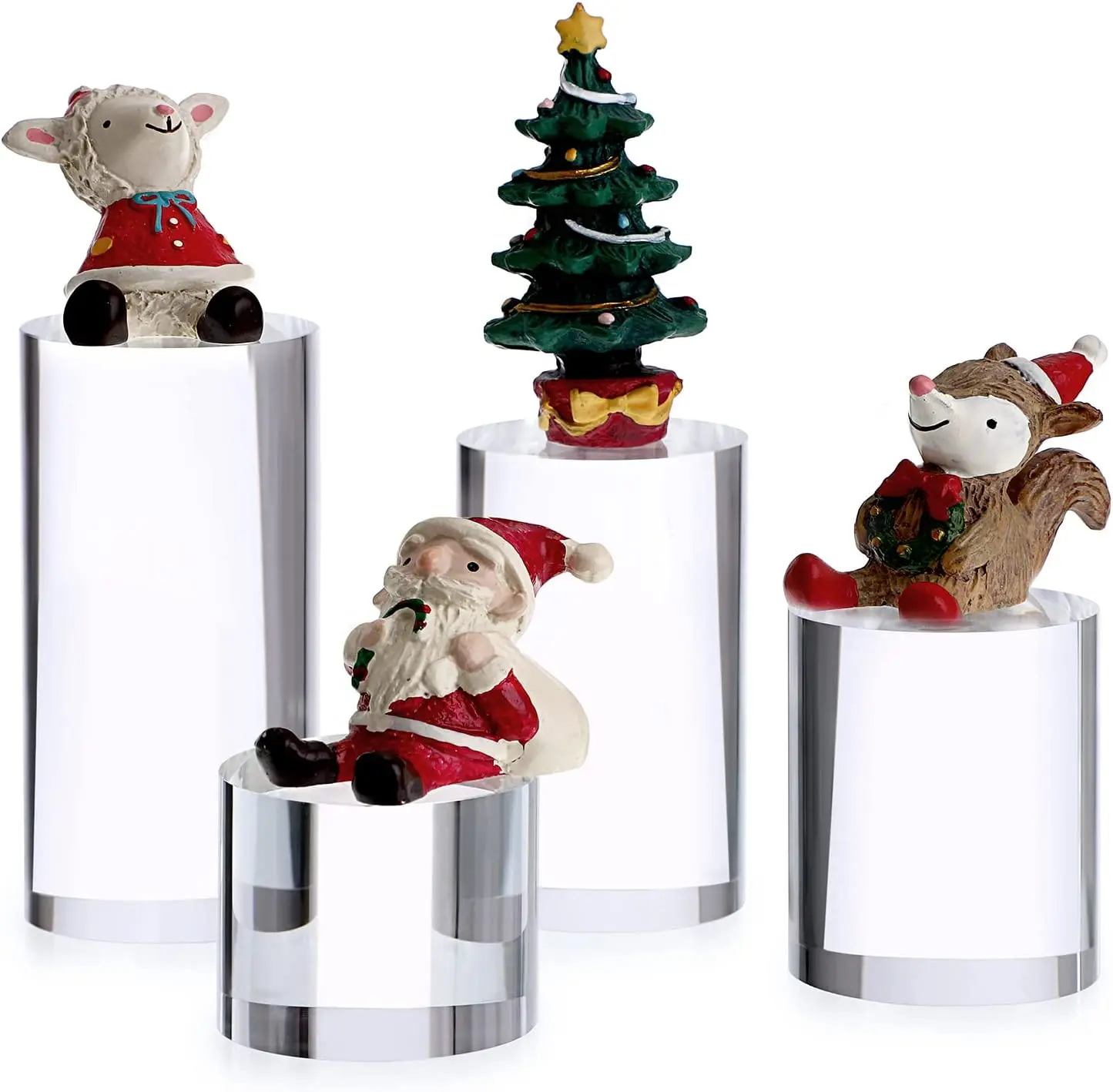 Custom Acrylic Display Stands - Transparent Cylindrical Props