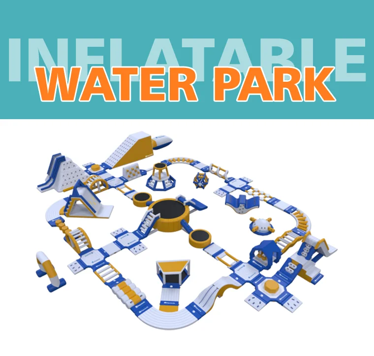 Inflatable Aqua Park Large Inflatable Aquapark Waterpark Floating Water ...