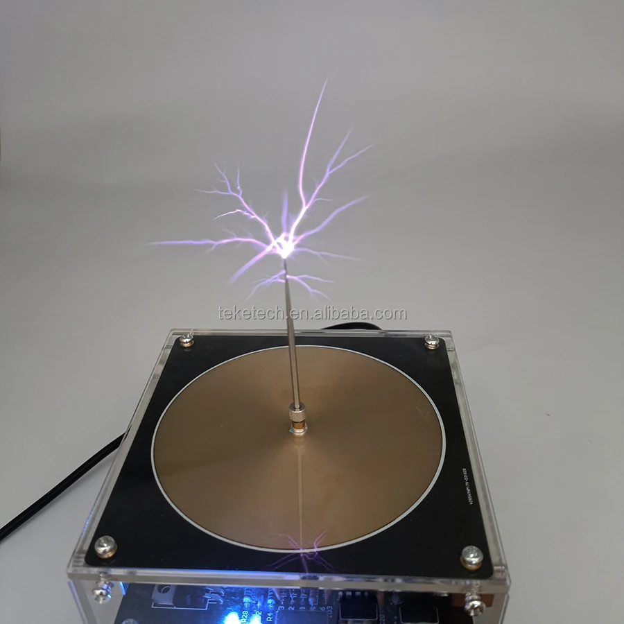 Touching Tesla Coil - Manmade Lightning Experience