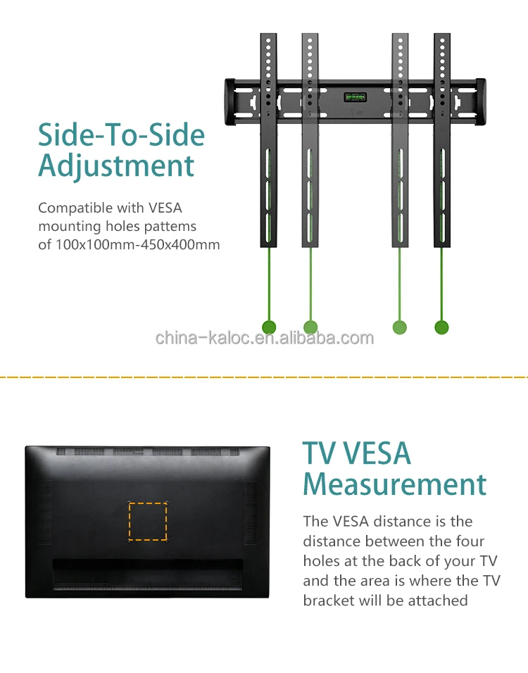 Kaloc E2 High Loading Capacity Thin Fixed Tv Wall Mount Fixed Tv Wall ...
