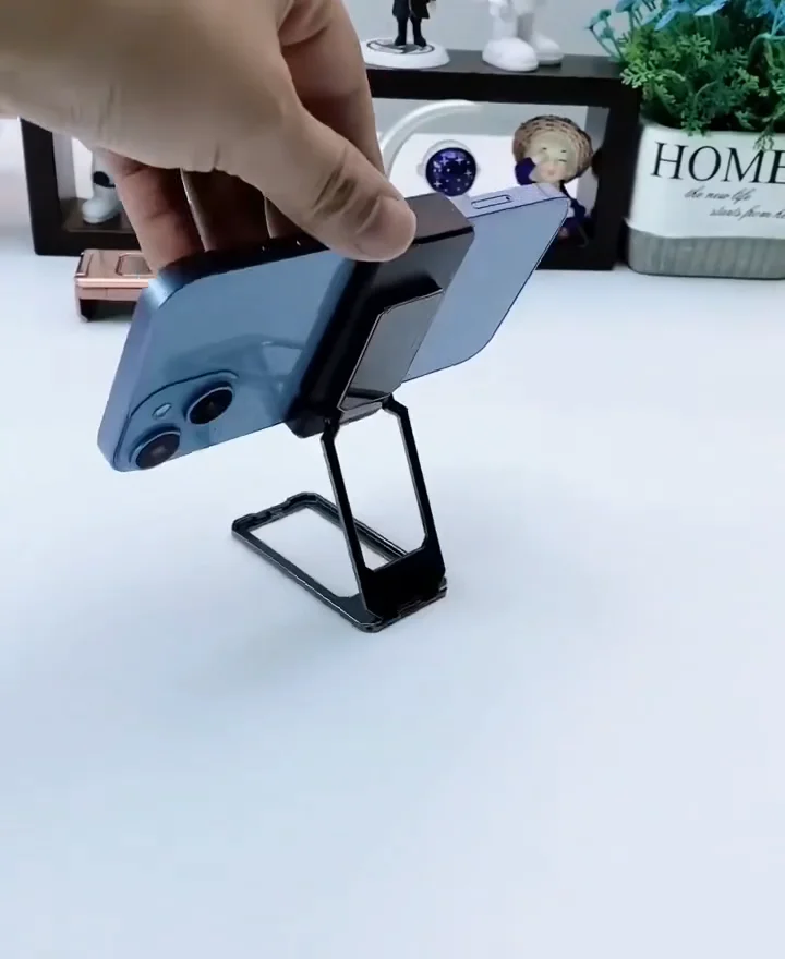 Adjustable Metal Cell Phone Holder For Desk Kickstand 360 Degree ...