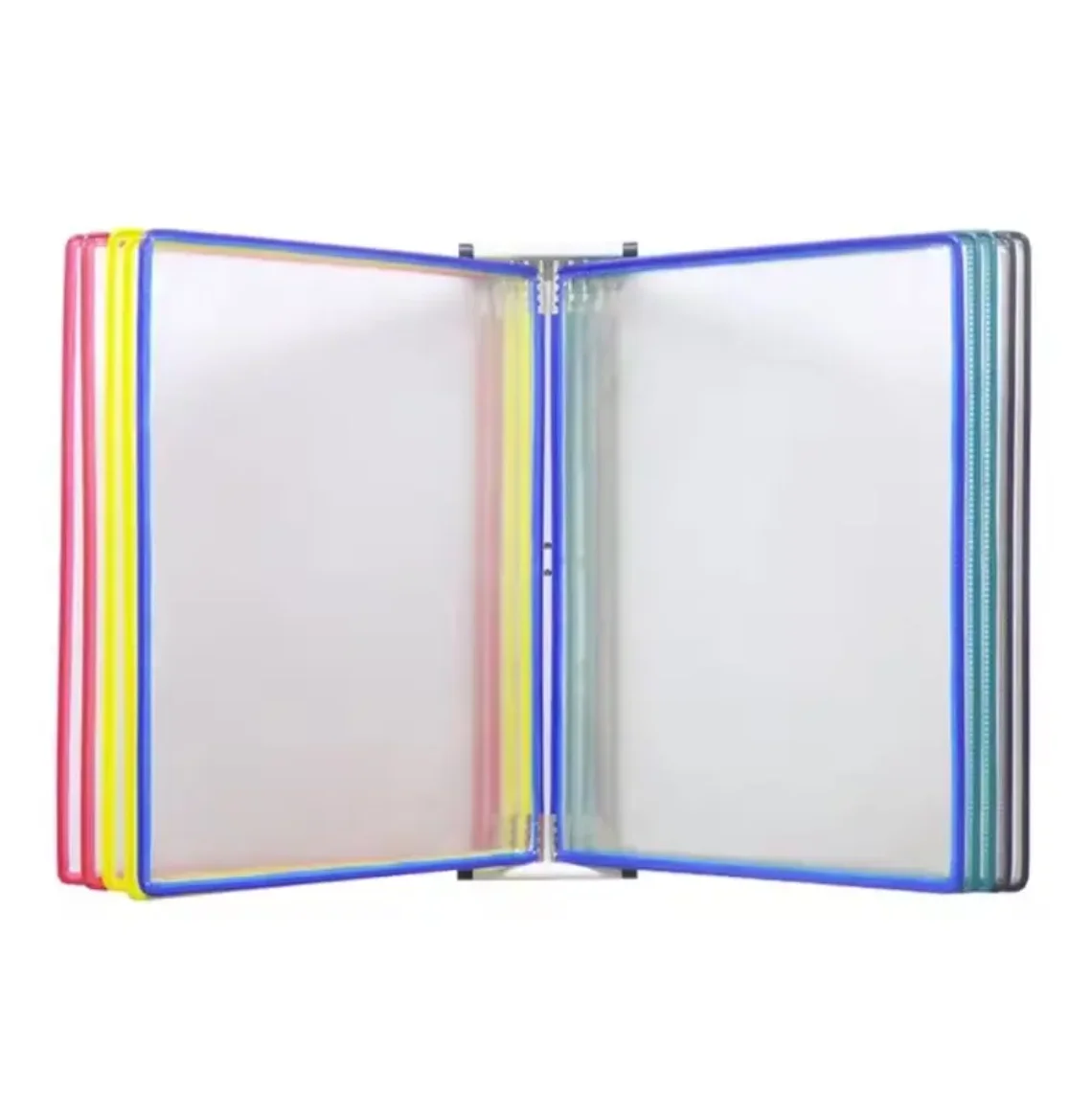 Heavy Duty 10 Pockets Wall Mounted Magnetic Documents Display Board ...