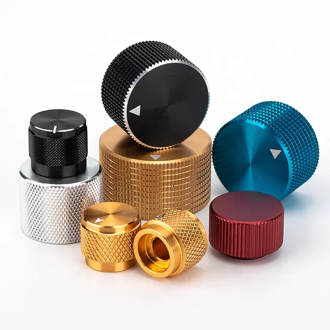 Custom Round Potentiometer Amplifier Aluminum Rotary Switch Audio ...