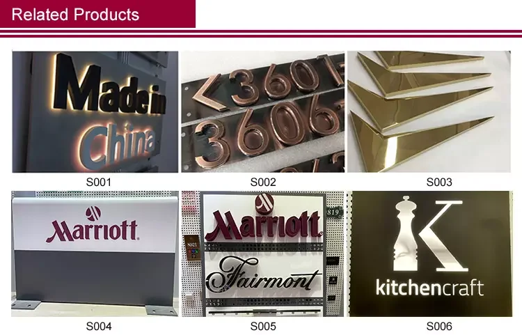 Customized Hotel Signages - Office & Room Numbering Design