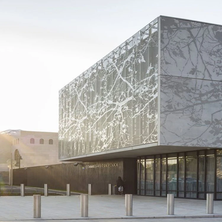 Aluminum Perforated Facade Large Wall Panel For Exterior Wall Cladding ...