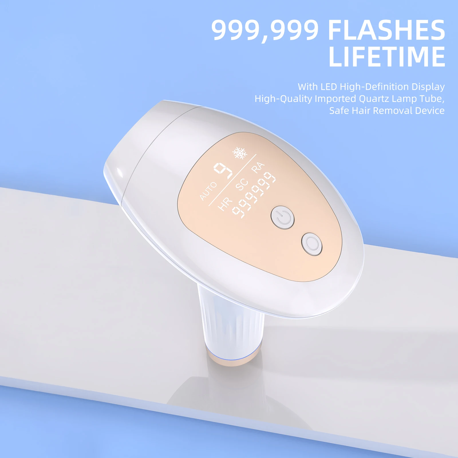 Professional IPL Hair Remover - Efficient & Safe Beauty Device