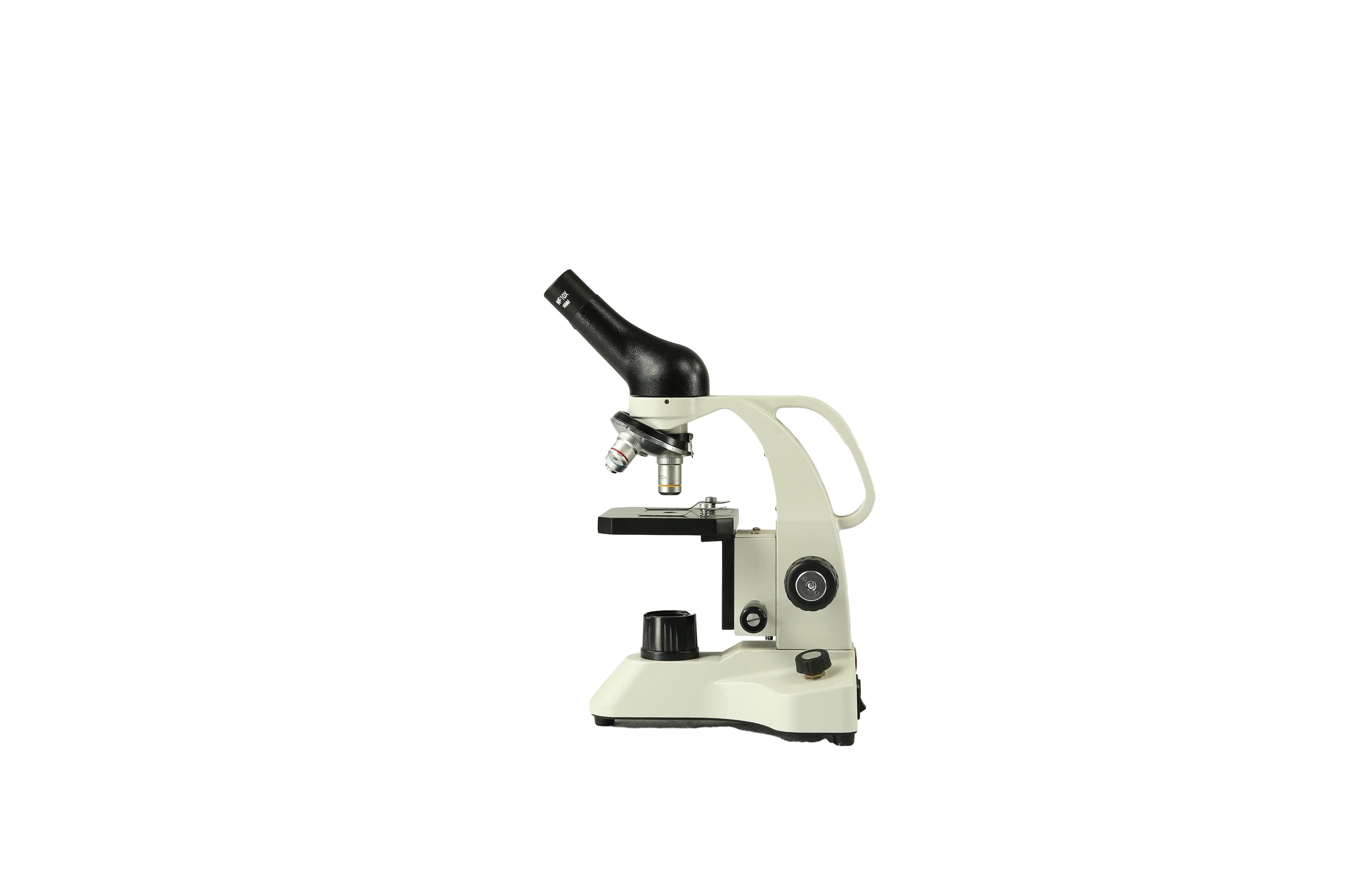 Monocular Biological Microscope LED Light Source 40X-640X Laboratory ...