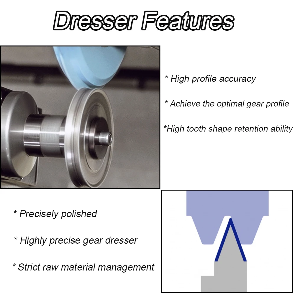Diamond Dresser For Gear Grinding Wheel Grinding Tooth Of Automobile ...