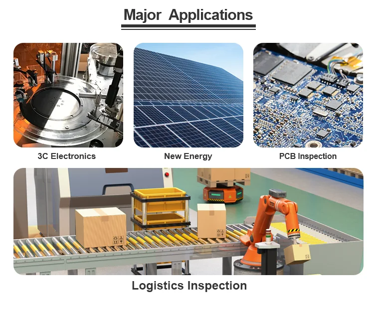 1408x1024 Built-in AI Machine Vision Sensor 60fps OCR for Bottle Inspection