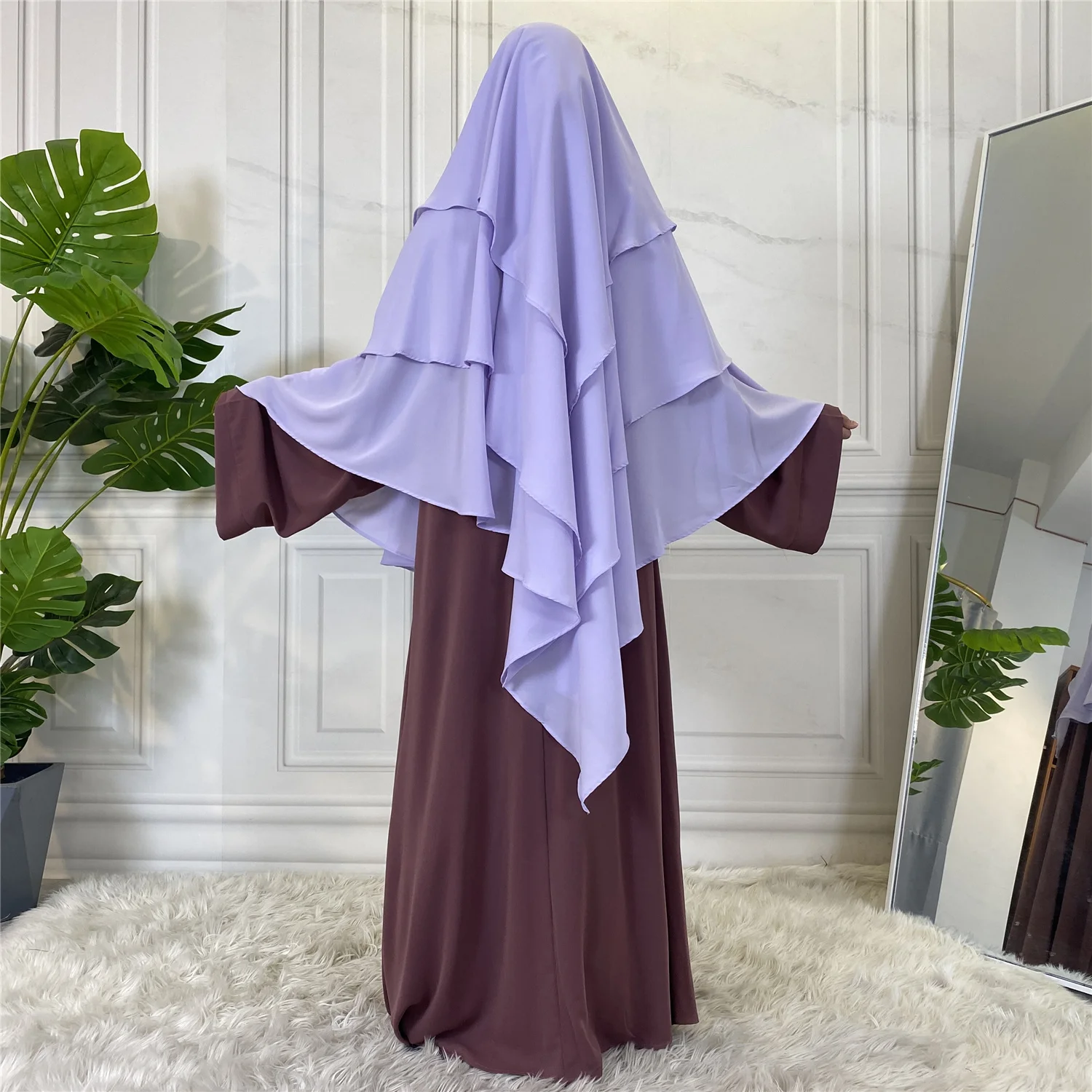 2295# Versatile Simplicity Khimar - Elegant Islamic Hijab