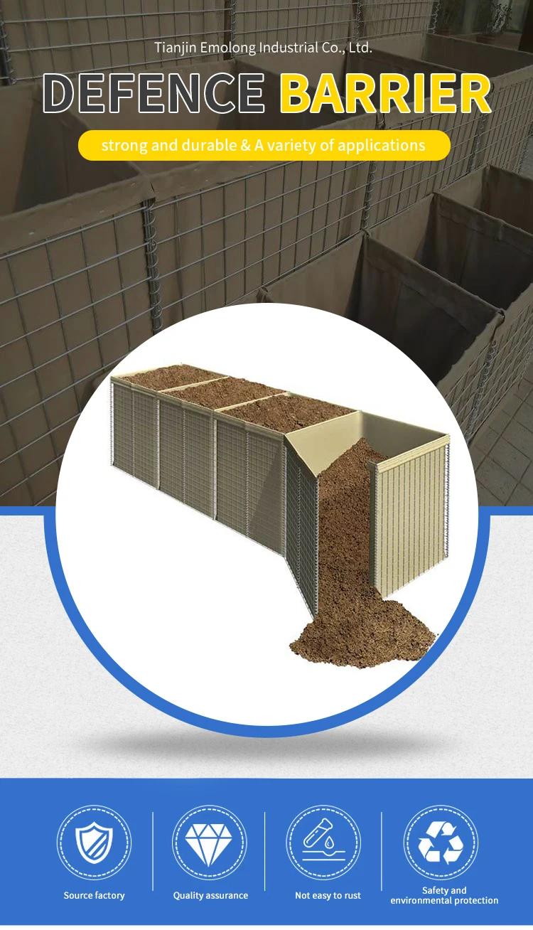 2x1x1mesh Gabion High Security Collapsible Barriers Container Walls for ...