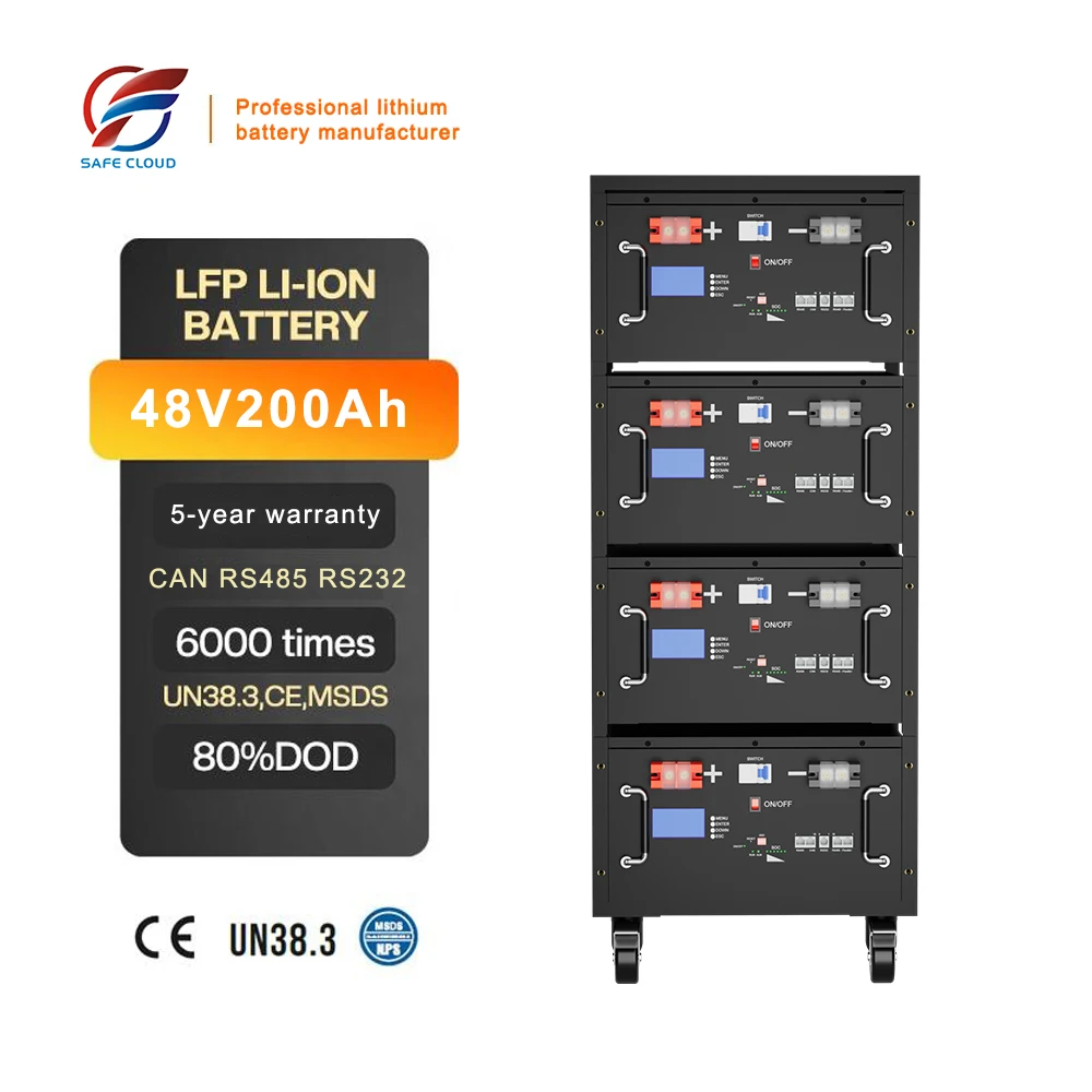 Rack Mounted 51.2v 48v 200ah 300ah 5kwh 10kwh Solar Energy System ...
