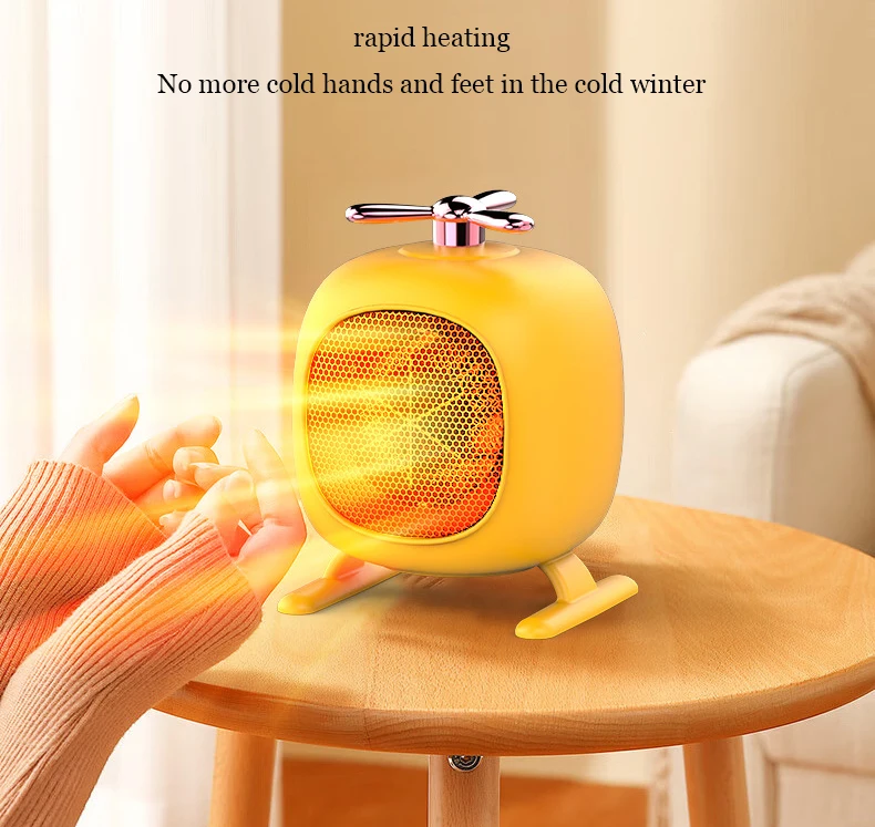 2023 Top Sale Electric Portable Table Fan Heater Ptc Ceramic High ...